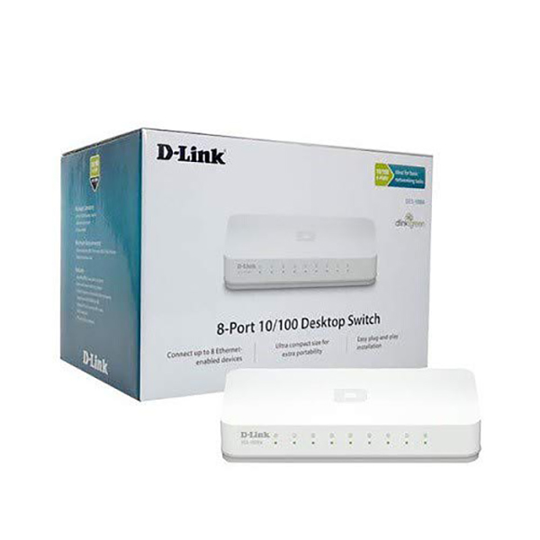 سوییچ 8 پورت دی-لینک مدل DES-1008C - فرادید البرز شبکه فروش تجهیزات ...